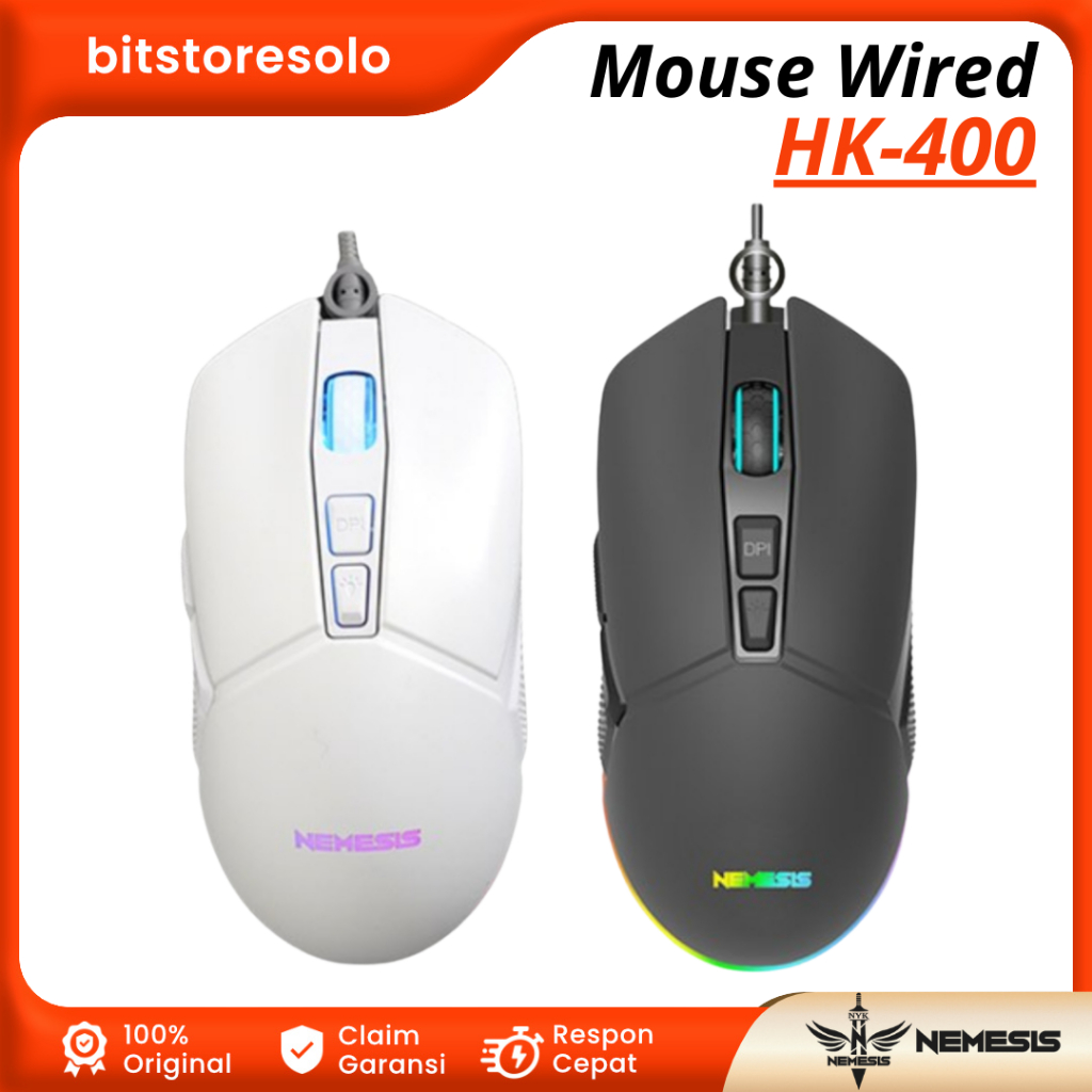 Jual Mouse Gaming Wired NYK Nemesis Grimlock HK-400 NYK HK400 | Shopee Indonesia
