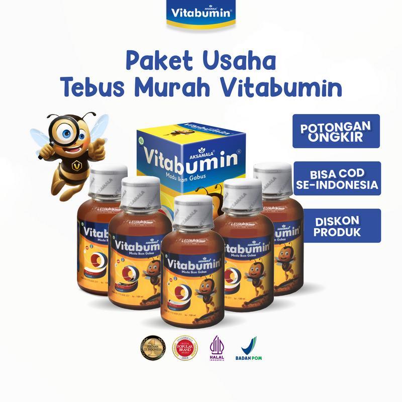 Jual PAKET USAHA TEBUS MURAH VITABUMIN 130ml (Penambah Nutris Anti GTM dan Tingkatkan Nafsu ...