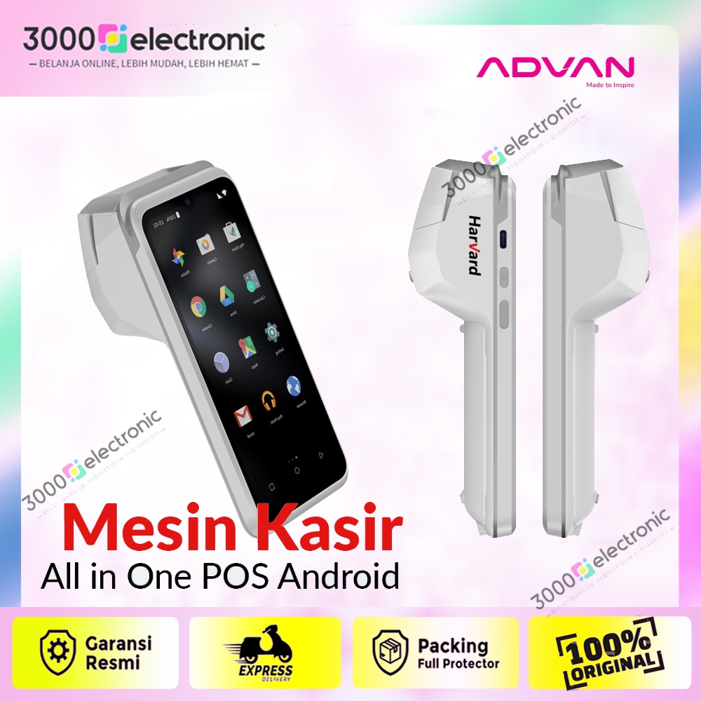 Jual MESIN KASIR POS HARVARD C1 Smart Mobile POS Printer Cashier ...