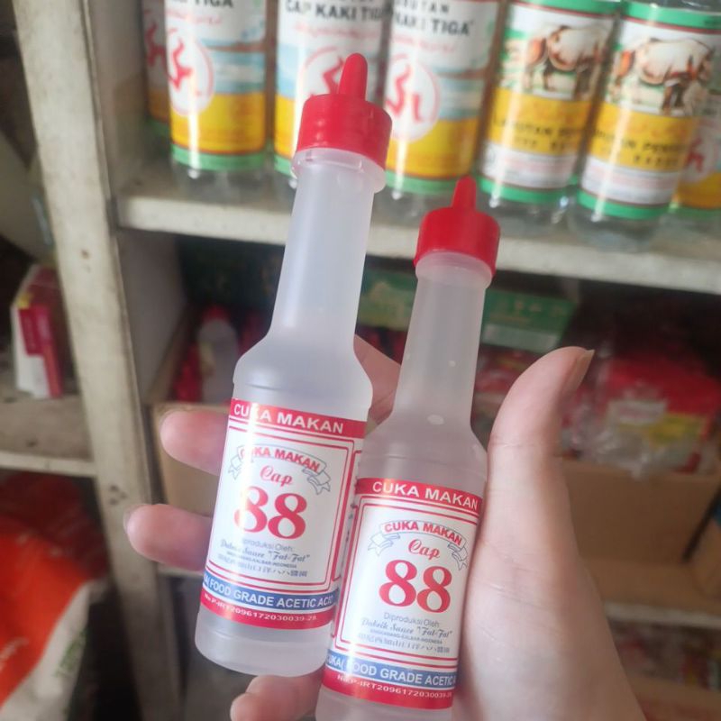Jual Cuka Makan Dapur 100 ml cap 88 | Shopee Indonesia