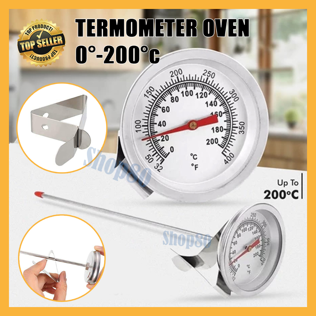 Jual Thermometer Stik Stainless Food Tusuk Kitchen Termometer Weifeng ...