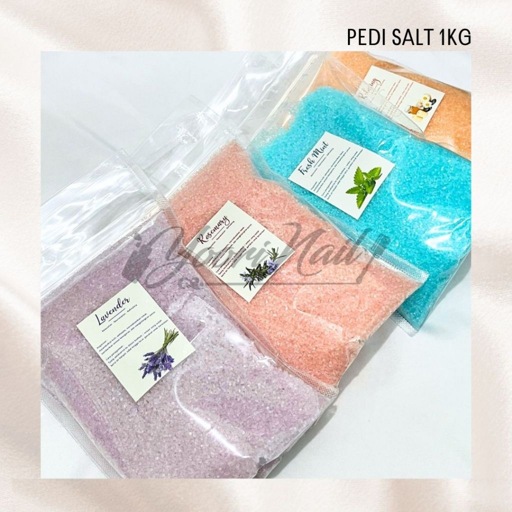 Jual Pedicure Salt 1KG Aromateraphy bath salt aroma menipedi garam ...