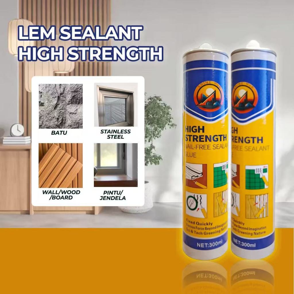 Jual LEM SEALANT / LEM KAYU / LEM BATU CHNGOO HIGH STRENGTH NAIL FREE ...