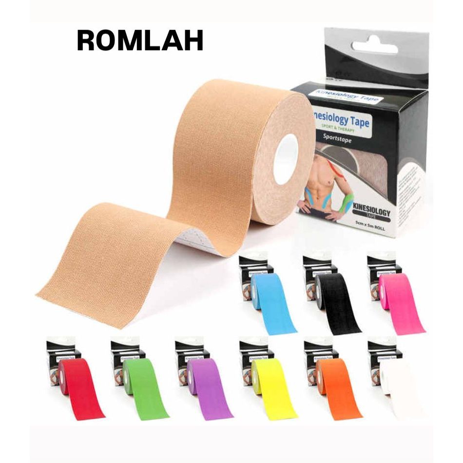 Jual WITH BOX Kinesio Tape / Kinesio Taping / Kinesiology Tape Ukuran 5CM X 2.5 METER Terbaik ...