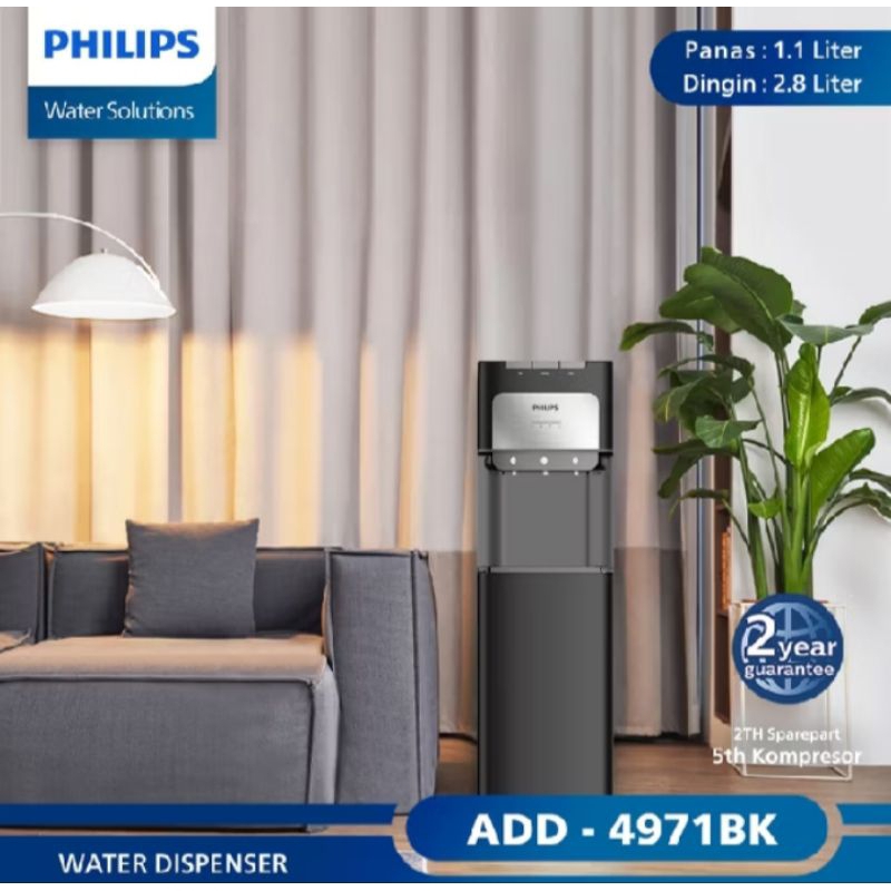Jual PHILIPS ADD 4971 DISPENSER GALON BAWAH UV-LED KOMPRESOR | Shopee ...