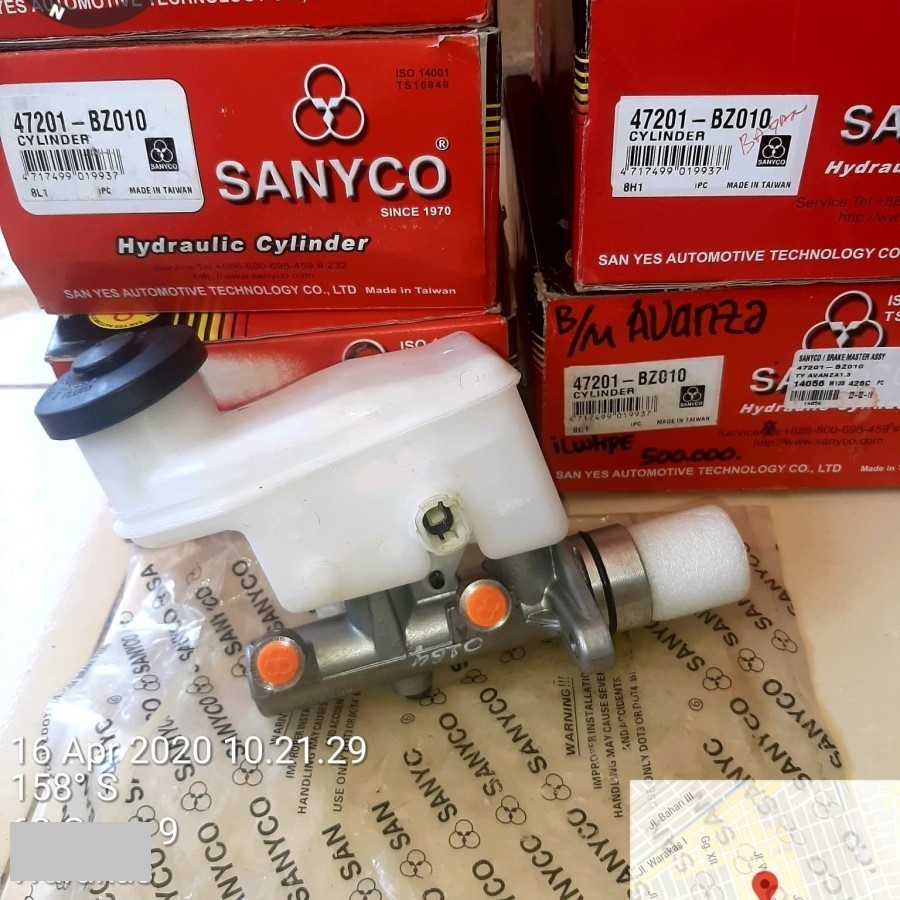 Jual BM Assy Master Rem Atas Sentral Rem Avanza 1.3 Xenia Rush Matic ...