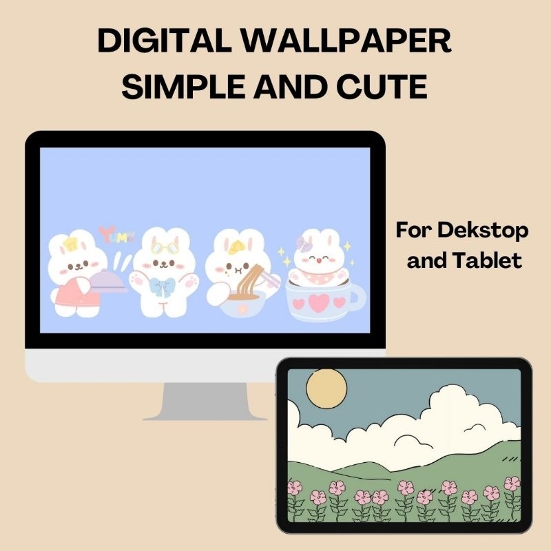Jual Wallpaper Digital | Background Simple dan Cute untuk Laptop ...