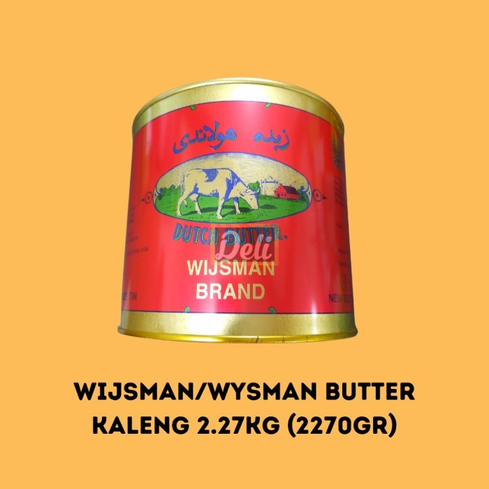 Jual Wysman wijsman Wisman Kaleng 2270gram 2kg Mentega Butter | Shopee ...