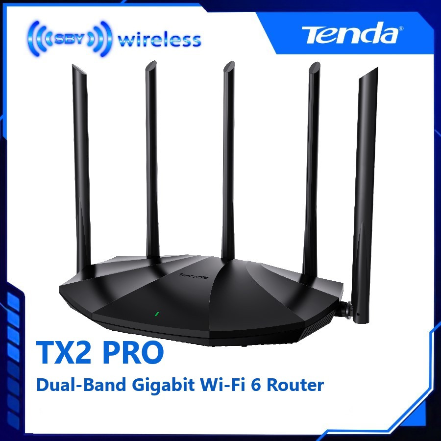 Jual Tenda TX2 Pro Dual-Band Gigabit WiFi 6 Router 5Ghz TX2Pro | Shopee ...