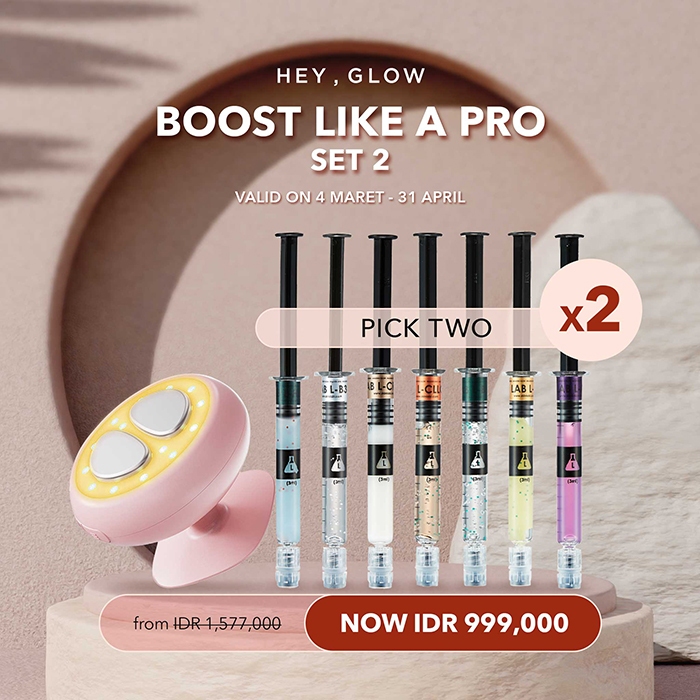 Jual Hey, glow - Boost like a Pro Set 2 | Shopee Indonesia