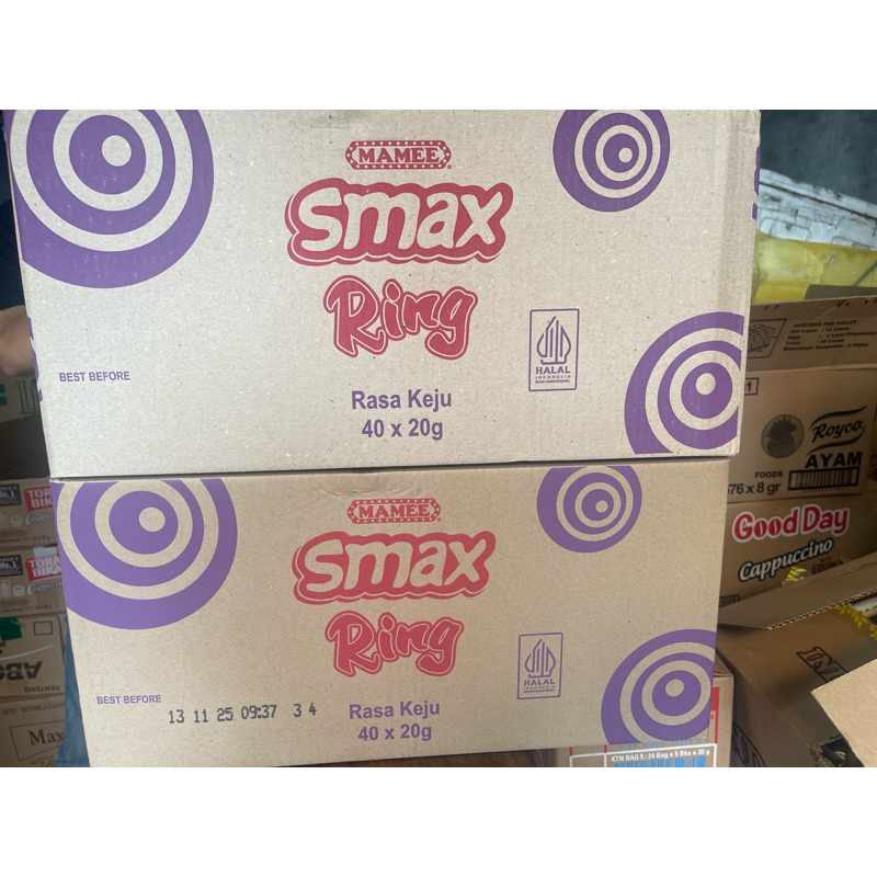 Jual Smax Ring Snack keju – 1 Dus Besar Isi Banyak, Harga Hemat ...