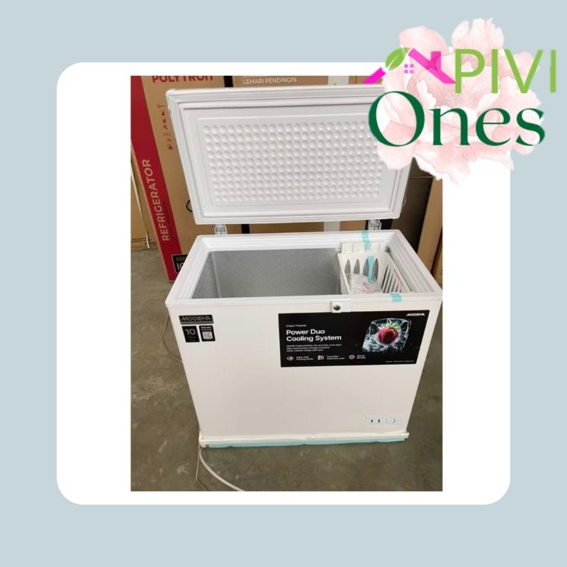 Jual Modena Chest Freezer Box Freezer 210L MD0211 MAWH Garansi Resmi ...
