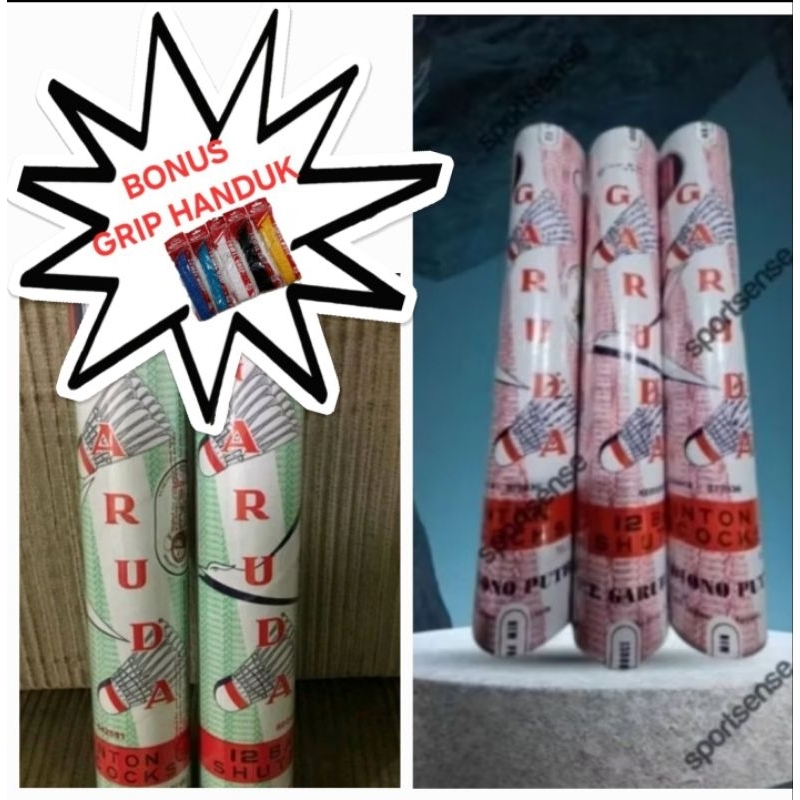 Jual Shuttlecock cock Bola Badminton kok Garuda Hijau dan Garuda Merah ...