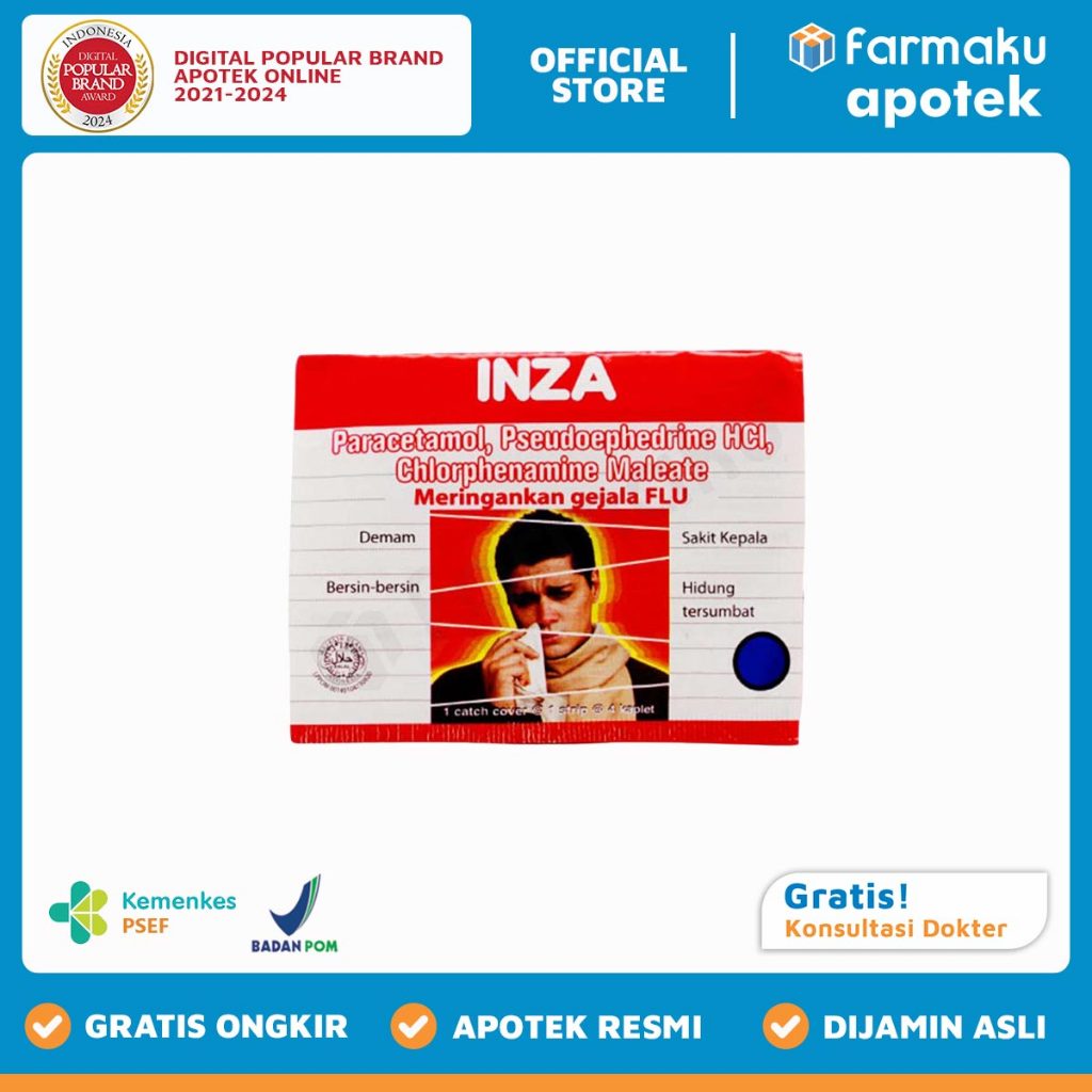 Jual Inza Strip 4 Tablet - TMG | Shopee Indonesia