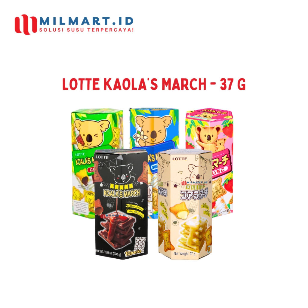 Jual LOTTE KAOLA'S MARCH BISKUIT CAMILAN KAOLA RASA SUSU KEJU/COCOA ...