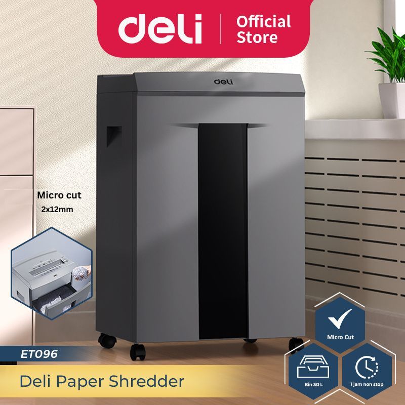 Jual Deli Paper Shredder Mesin Penghancur Kertas Staples Kartu CD 16 ...