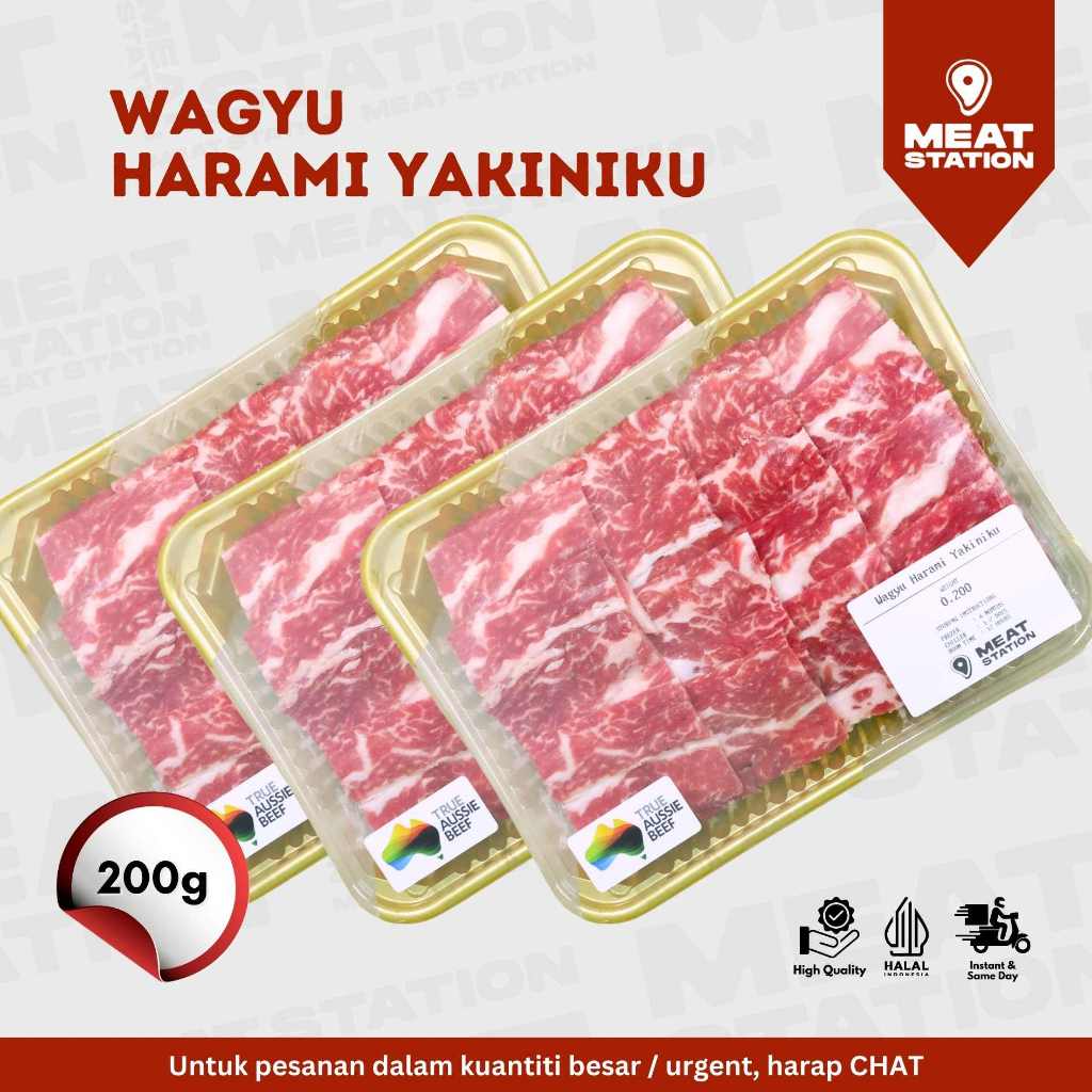 Jual RB Wagyu Harami Yakiniku Cut 200g / Beef Slice Cut/ Daging Sapi ...