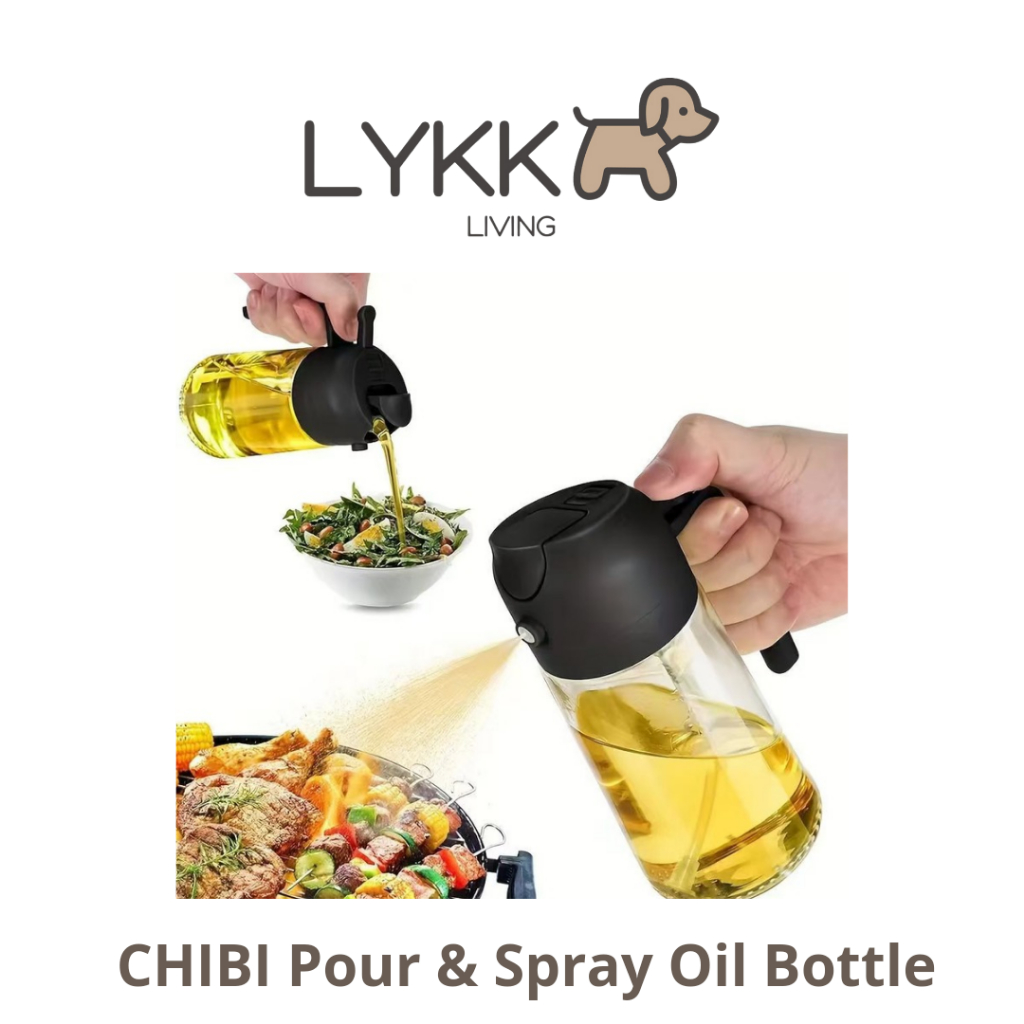 Jual CHIBI Multifunctional Oil Bottle 2in1 - Pour and Spray Oil Bottle ...