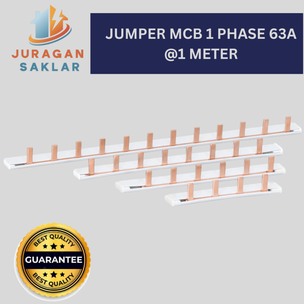 Jual Busbar Jumper Tembaga Sisir MCB 1 Phase 63A x 1 METER | Shopee ...