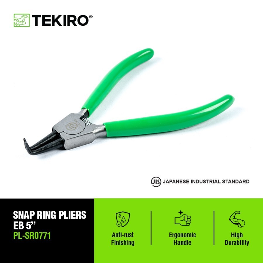 Jual TEKIRO SNAP RING PLIERS ES / IS / IB / EB / 5 INCH - TANG SNAP ...