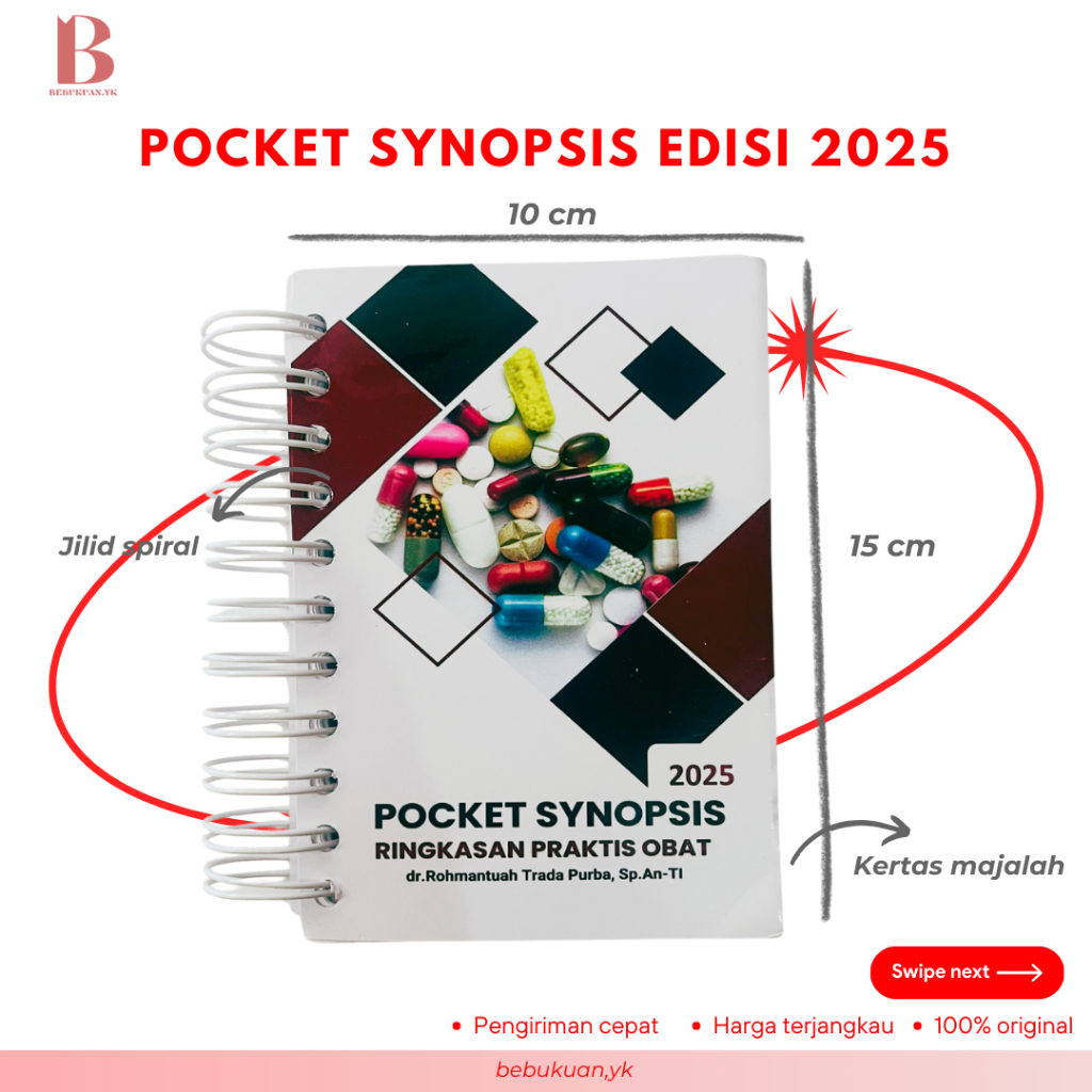 Jual Pocket Synopsis Obat di Indonesia Edisi 2025 | Buku Saku Obat ...