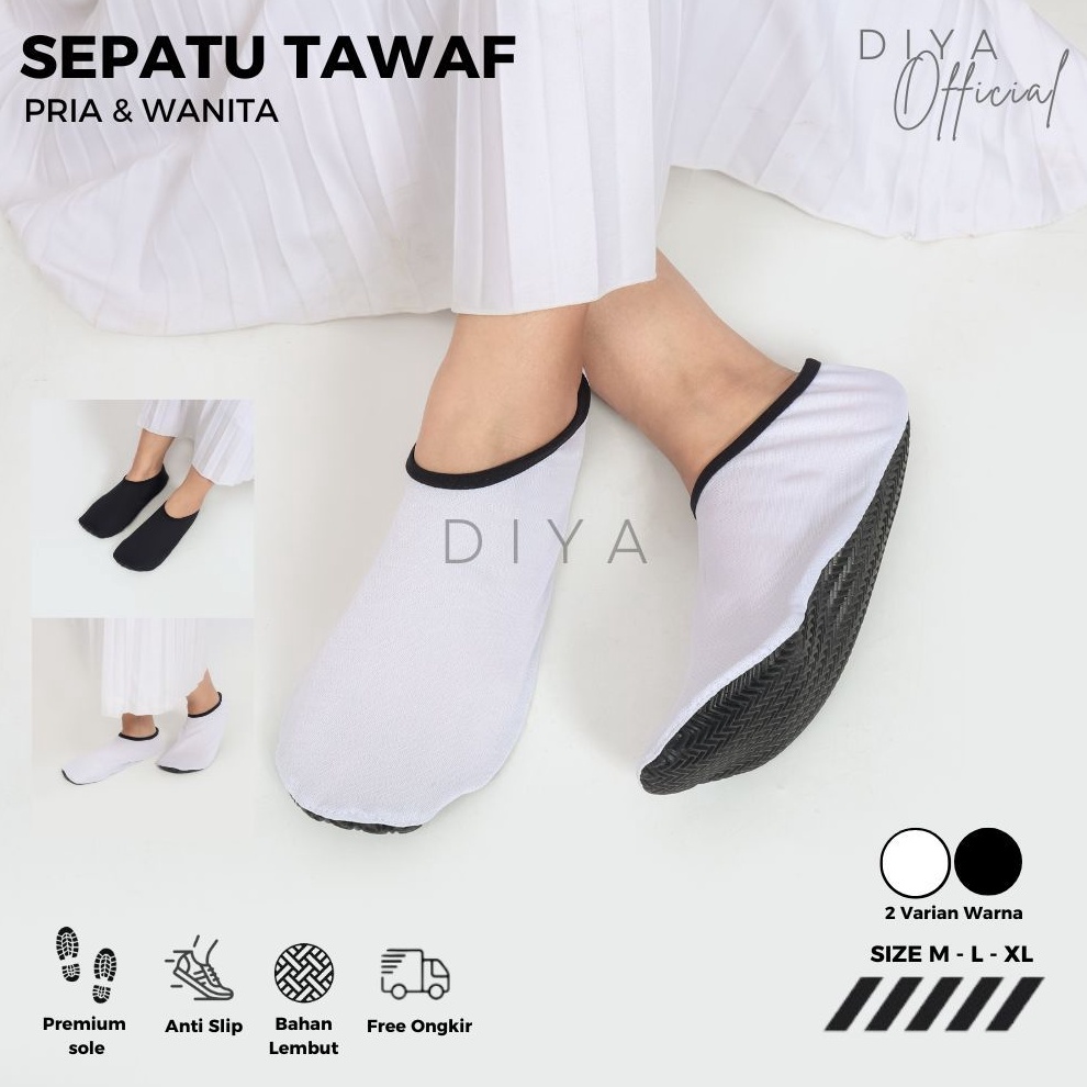 Jual KODE D33B Sepatu Tawaf Premium Pria Wanita Anti Slip Perlengkapan ...