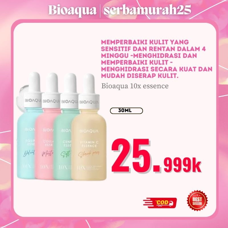 Jual BIOAQUA Efek 10X Serum Series Collagen Anti aging/ Centella ...
