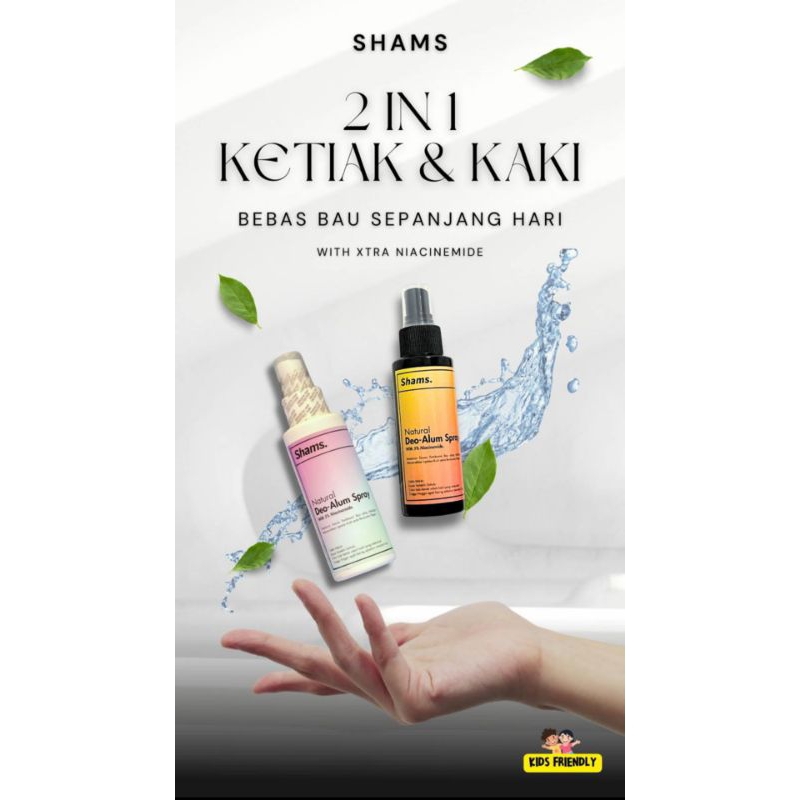 Jual Deodorant tawas spray anti bau ketek | Shopee Indonesia