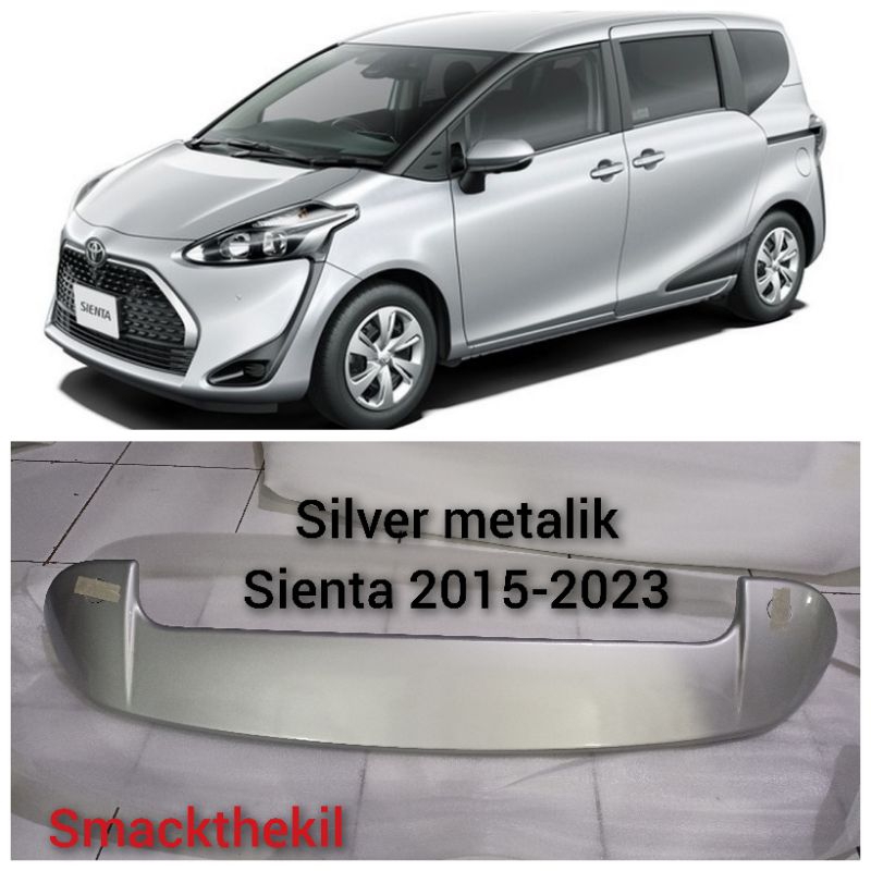 Jual spoiler sienta 2015-2023 bahan plastik topi belakang sienta 2015 ...