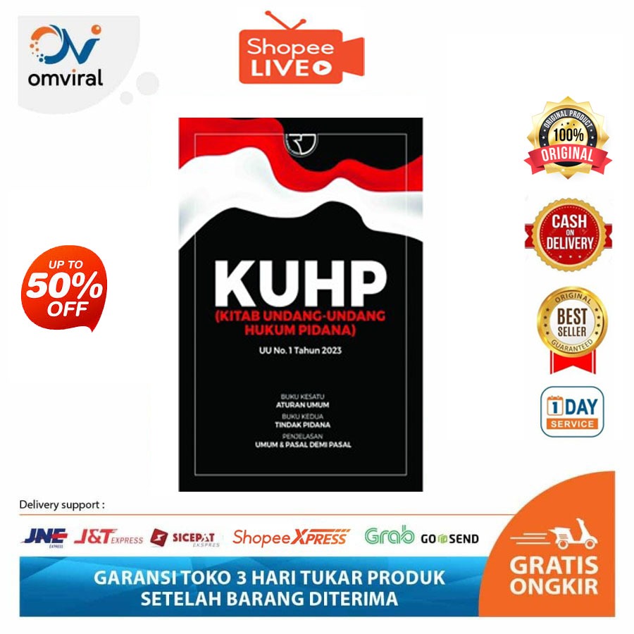 Jual OV20P - Buku / Kitab KUHP Baru ( Kitab Undang Undang Hukum Pidana ...