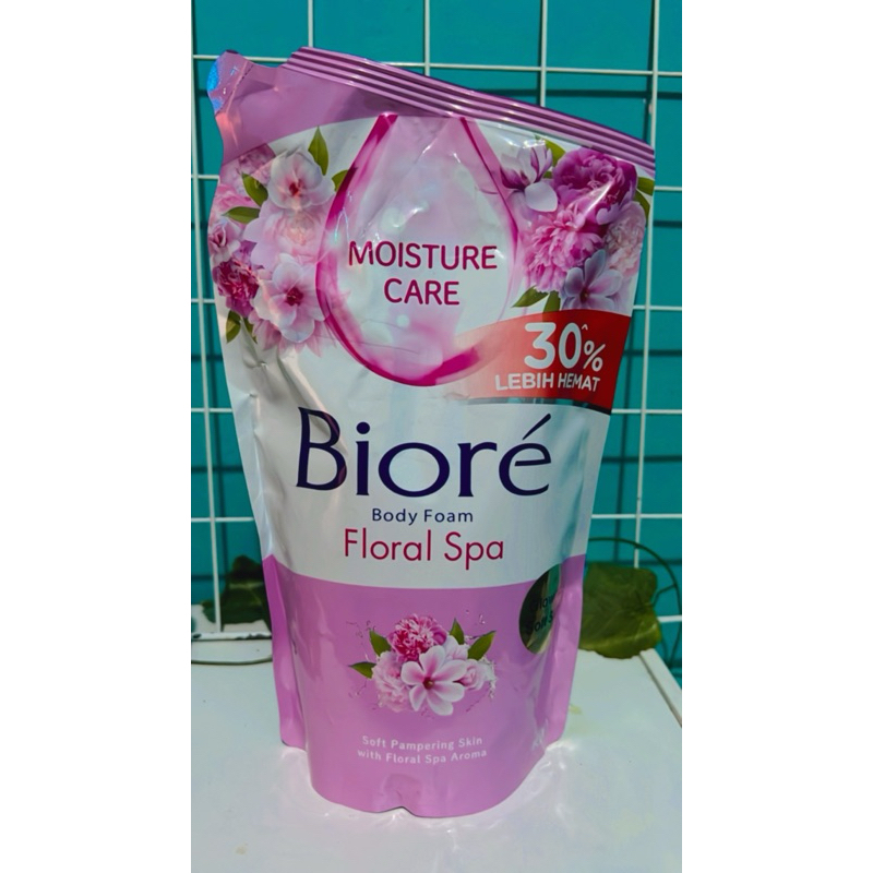 Jual Biore Moisture Care Antibacterial Body Foam 800 ml, Extra 30% ...