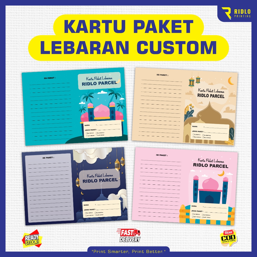 Jual KARTU PAKET LEBARAN CUSTOM | Shopee Indonesia