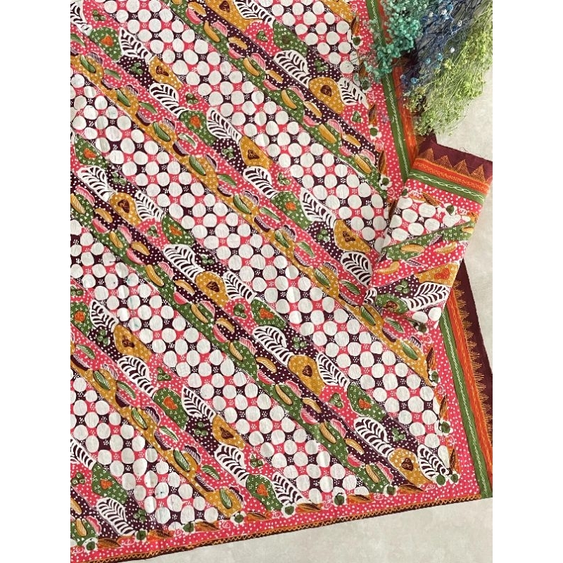 Jual KAIN BATIK TULIS KATUN KHAS CIREBON TRUSMI MOTIF DLORONG TERBARU ...
