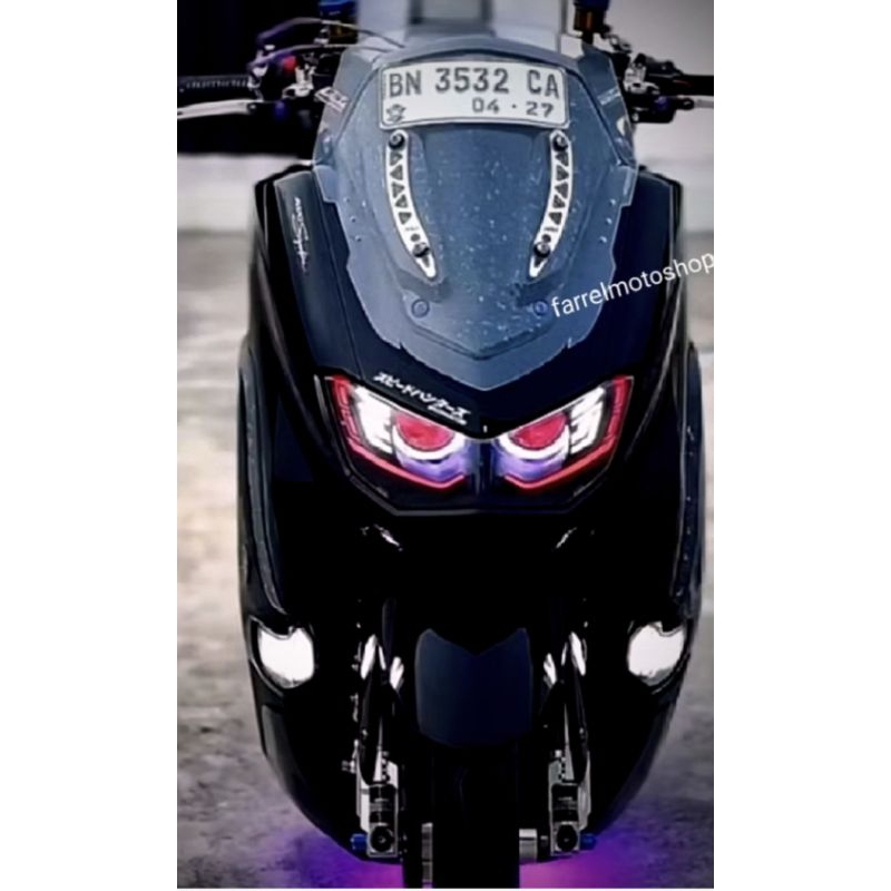 Jual Visor Nmax New/Old dengan permanis buat titanium ganteng tebal 3 ...