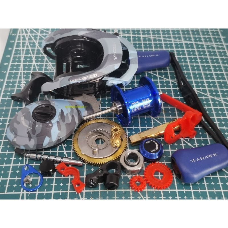 Jual Sparepart Reel BC Seahawk Bass Combat 103HSL | Shopee Indonesia