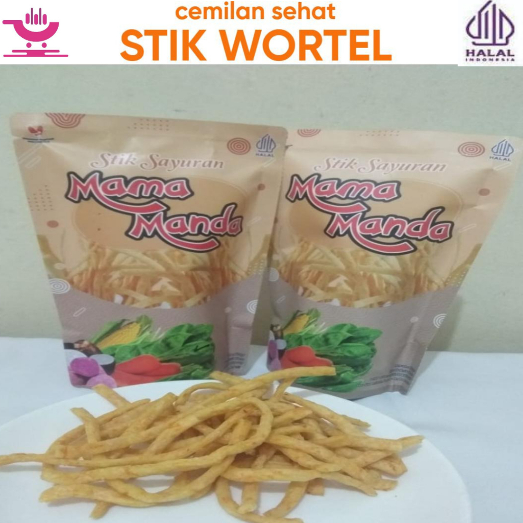 Jual Stik Wortel Cemilan Sehat Bergizi Gurih MAMA MANDA | Shopee Indonesia
