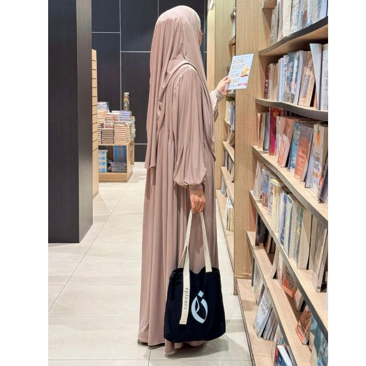 Jual zawayda | Qiyyah Dress | Qiyyah Bergo | Shopee Indonesia