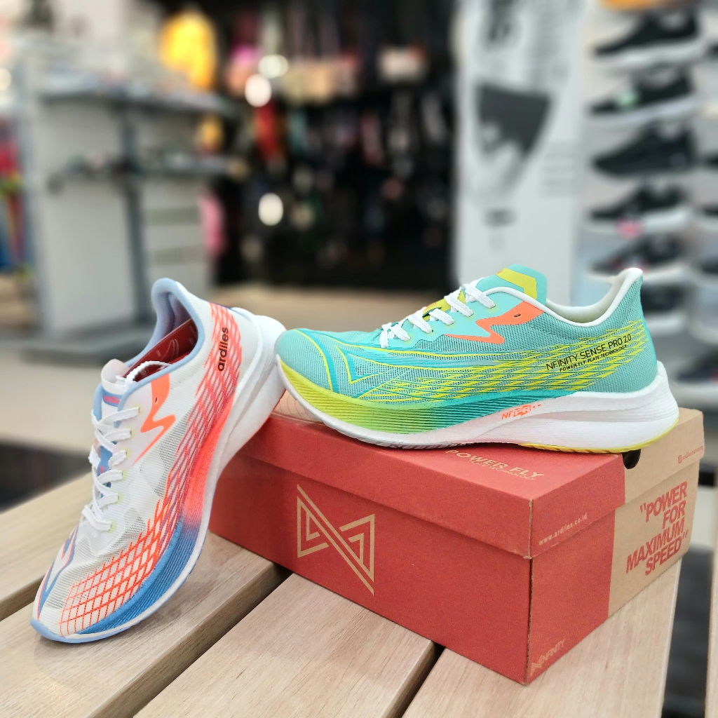 Jual Sepatu Running - ARDILES Nfinity Sense Pro 2.0 - Tosca Citron ...