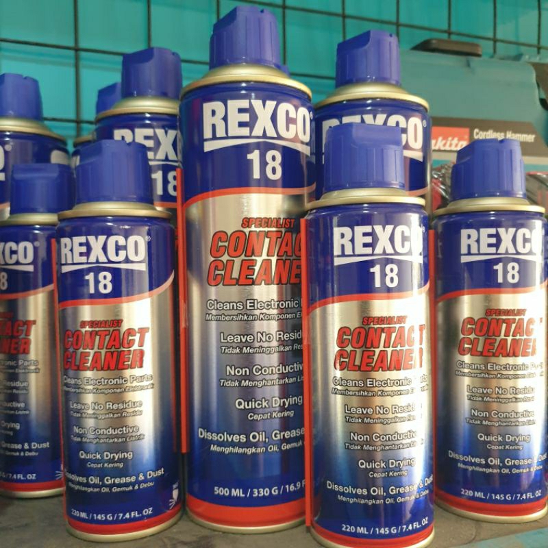 Jual REXCO Contact Cleaner 220ml & 500ml | Shopee Indonesia