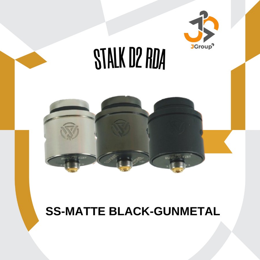 Jual STALK D2 RDA DUAL COIL 24MM | RDA STALK DUAL COIL AUTHENTIC BY ROV ...