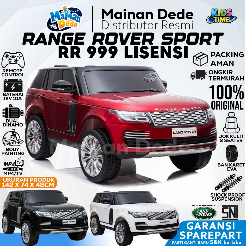 Jual Mainan Mobil Aki Anak Range Rover Sport RR999 ADA TV Lisensi ...