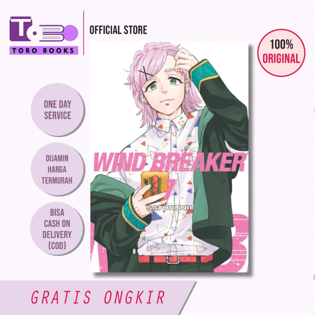 Jual Wind Breaker 7 - Satoru Nii | Shopee Indonesia