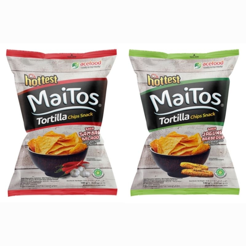 Jual Mr. hottest Maitos Tortilla Snack 140 g | Shopee Indonesia