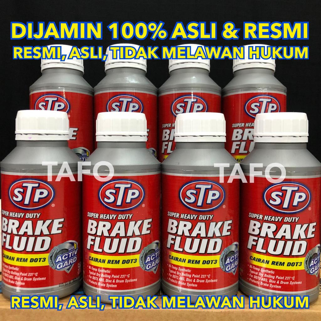 Jual MINYAK REM STP BRAKE FLUID DOT 3 ASLI 300ML ACTIV GARD | Shopee Indonesia