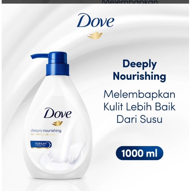 Jual Dove Deeply Nourishing Sabun Mandi Cair Botol 1 L Ukuran Botol ...