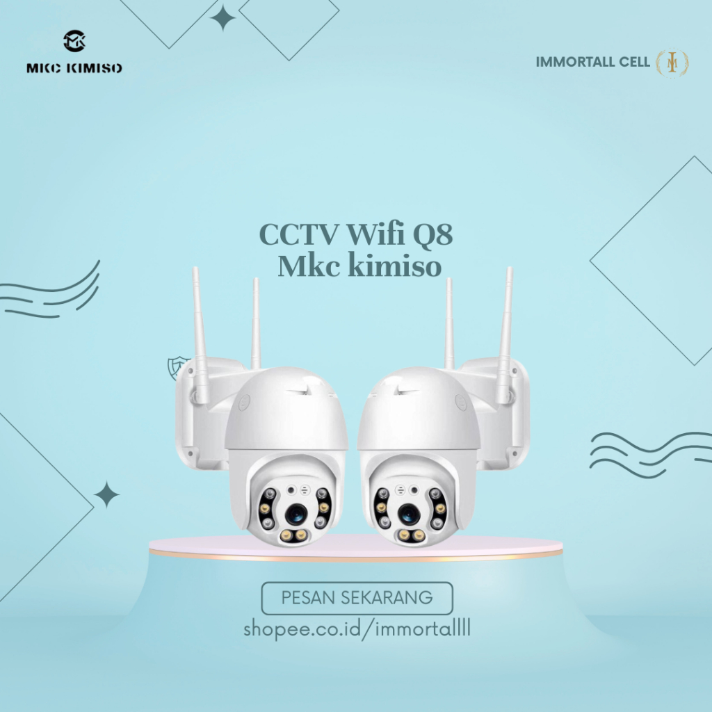 Jual CCTV Kamra Wifi Q8 8MP HD IP 1080P Waterproof Outdoor WS APP ...