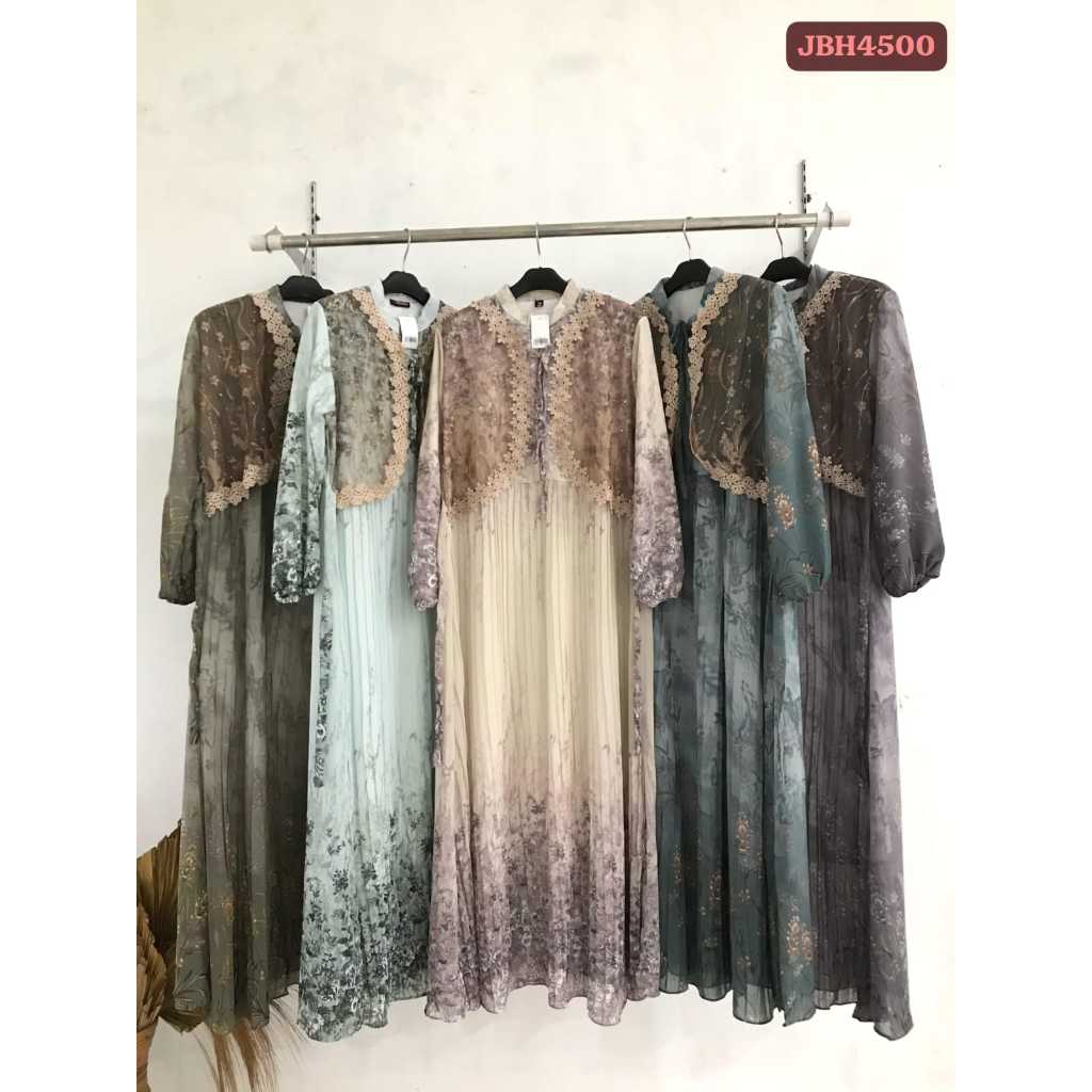 Jual GAMIS JUMBO KEKINIAN (GAMIS MOTIF BUNGA) | Shopee Indonesia