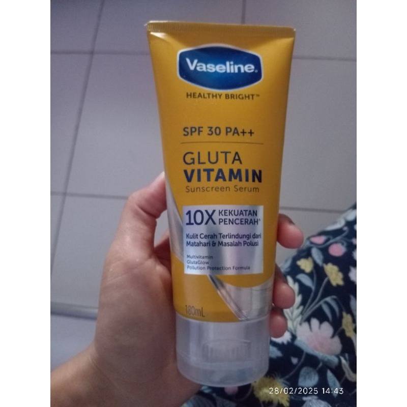 Jual Vaseline healthy bright sunscreen serum | Shopee Indonesia