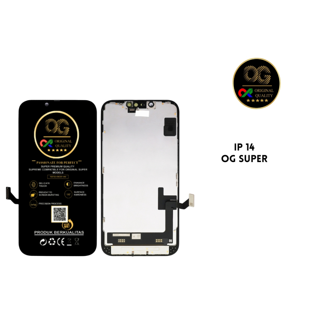 Jual ( OG SUPER ) LCD IP 14 OG SUPER FULLSET | Shopee Indonesia