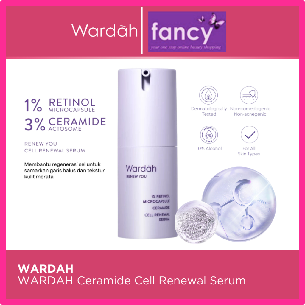 Jual Wardah Renew You 1% Retinol Microcapsule Ceramide Cell Renewal ...